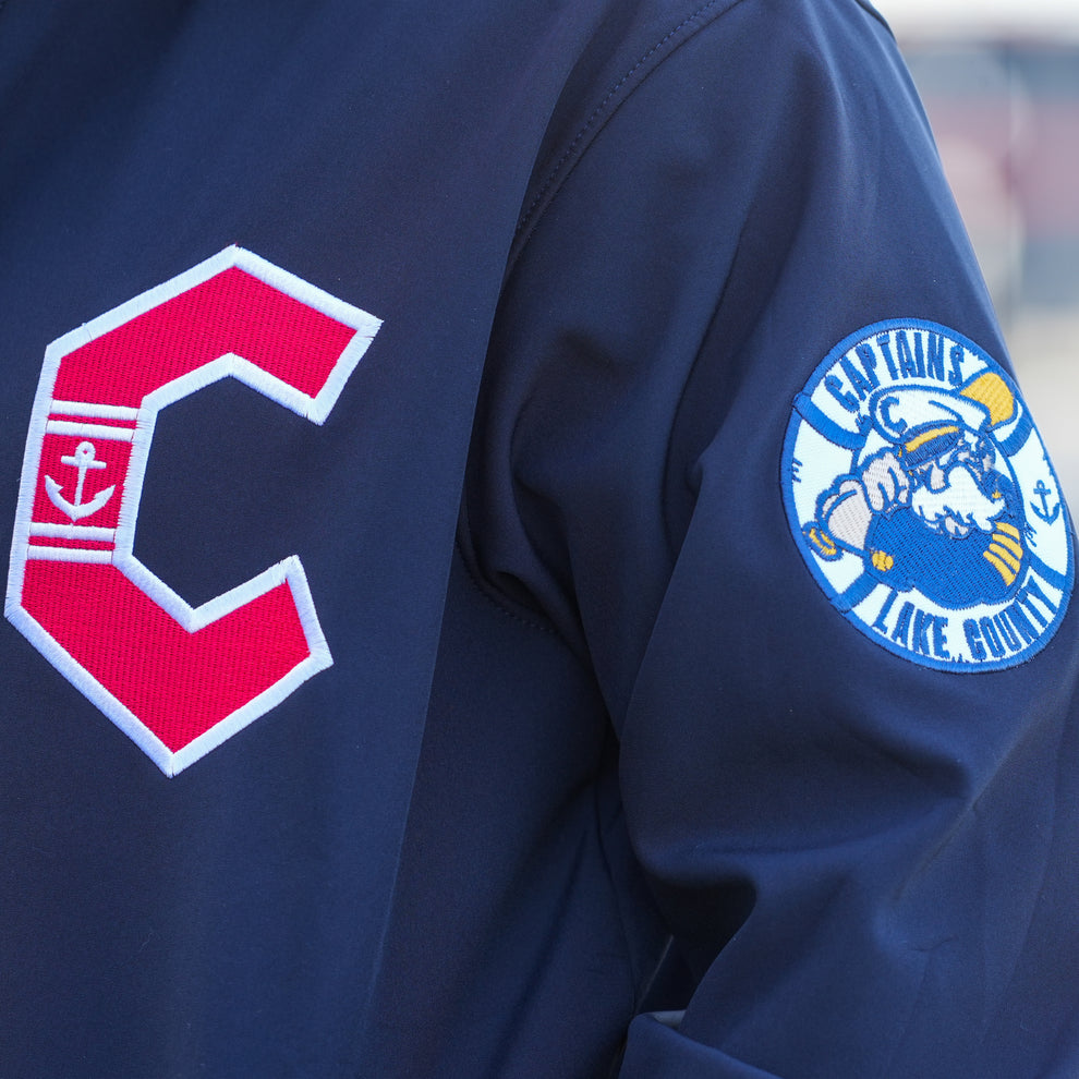 Official League x Lake County Captains C Logo Coaches Jacket – Lake ...